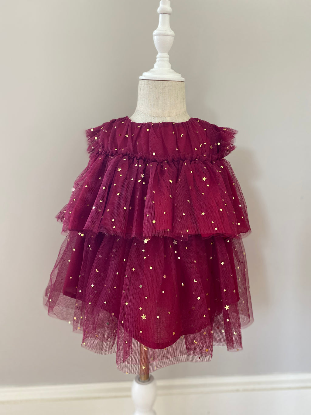 Twinkle Twinkle Little Star Baby Dress - Cherry Red – Miss Rose Sister ...